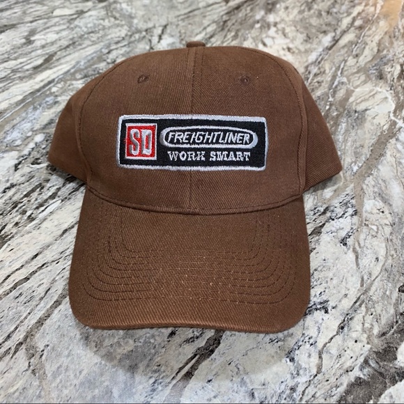 Accessories | Vintage Freightliner Brown Truckers Hat | Poshmark